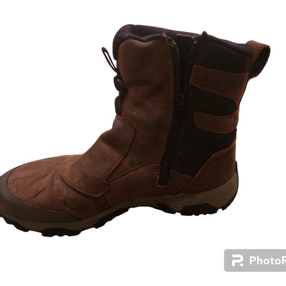 Merrell | Shoes | Merrell Vibram Arctic Grip Mens Boots Size 1 | Poshmark